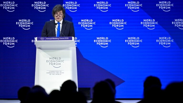 El dardo que lanzó Milei en Davos 2026 sobre las consecuencias ...